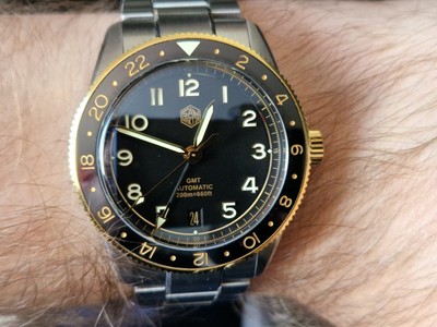 San Martin SN0140W GMT Japanese Automatic Movement NH34 39mm case. OTF ...