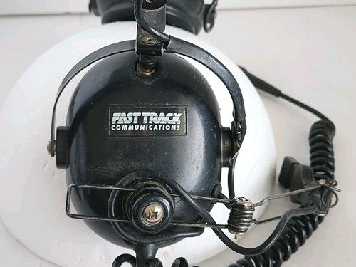 Fast Track Communications 2-Way Headset w/Mic 4-Pin Plug Aviation ...