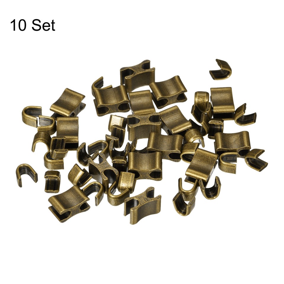 10 Sets Zipper Slider Retainers, #10 Top Stoppers & Bottom Stops ...