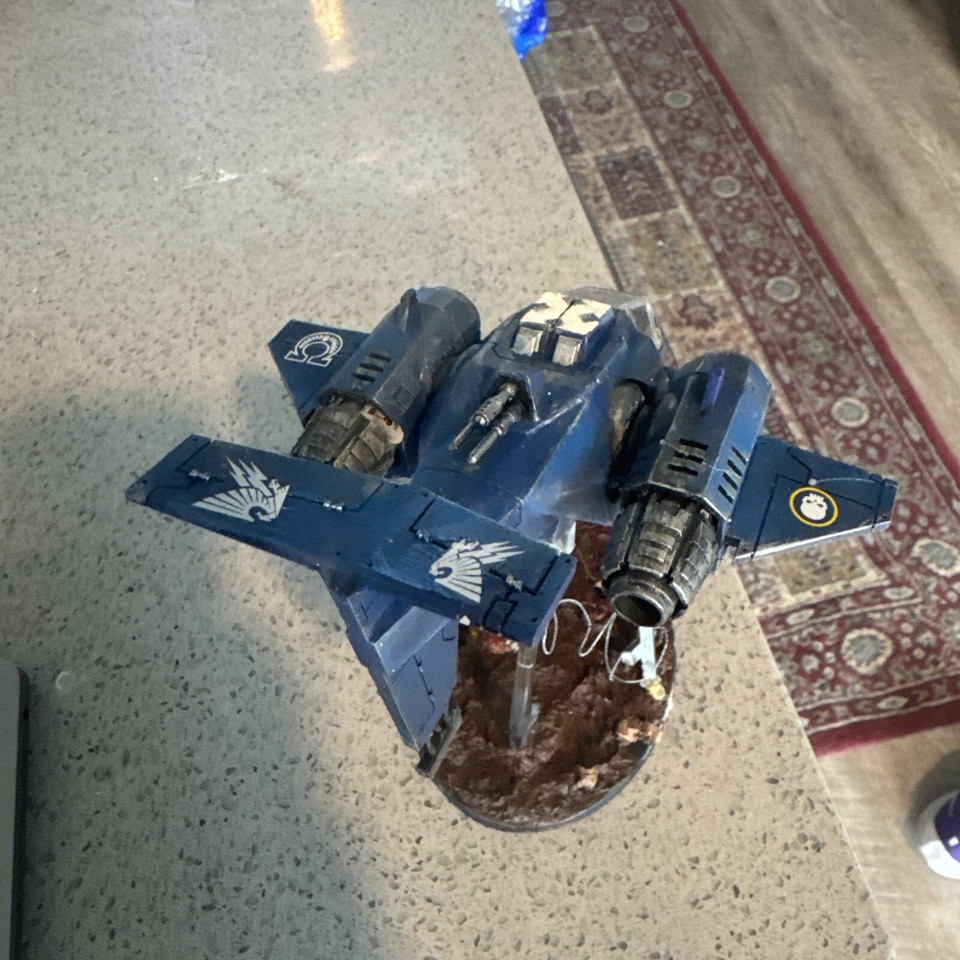 Warhammer 40k Space Marine Stormtalon Gunship Painted | eBay