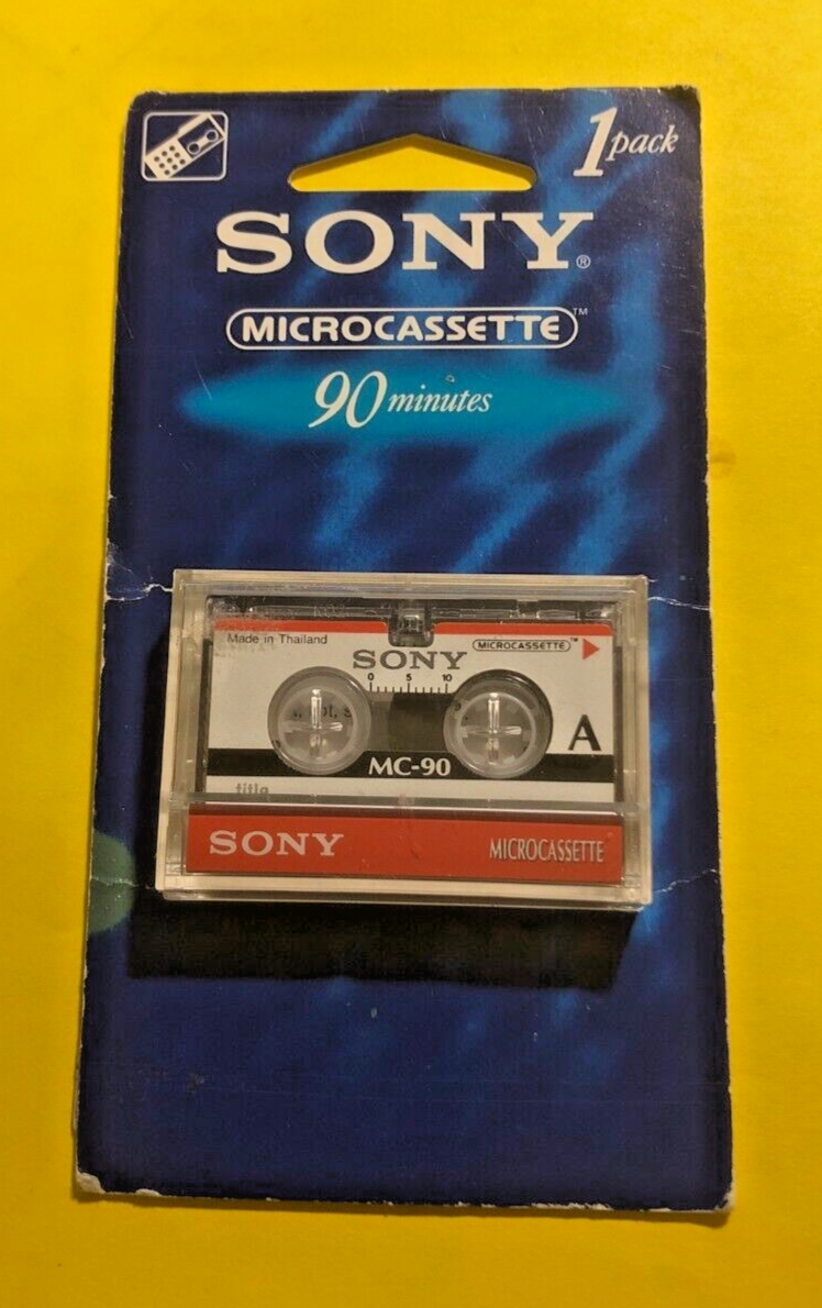 Sony Microcassette Tape MC-90 NIP SEALED New #85 | eBay