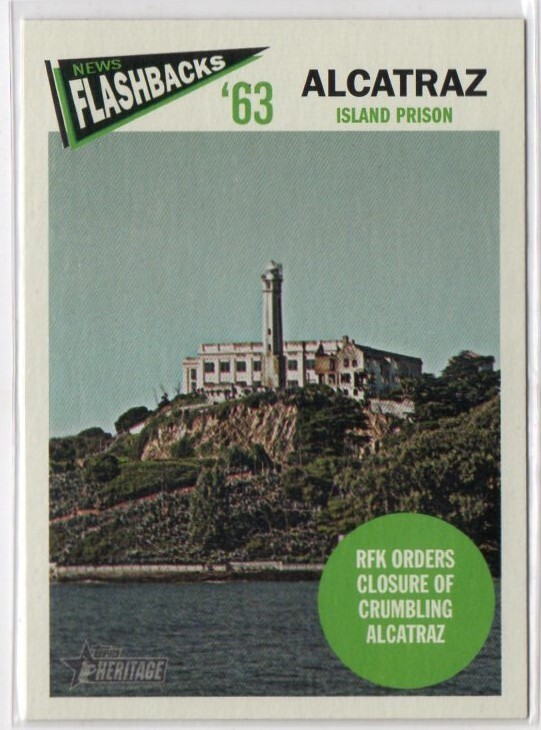 Alcatraz 2012 Topps Heritage News Flashbacks Insert Card #NF-A | eBay