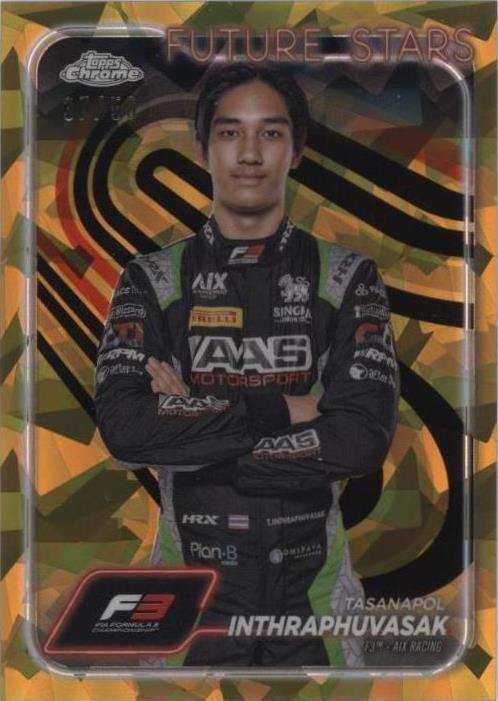 2024 Topps Chrome Sapphire Edition Formula 1 - F3 Drivers Tasanapol ...