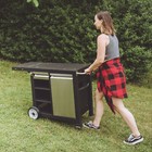 Razor Universal Rolling Prep Cart for Portable Outdoor Griddle and ...