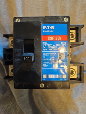 Eaton CSR2200N 200amp 2pole circuit breaker 782113098463| eBay