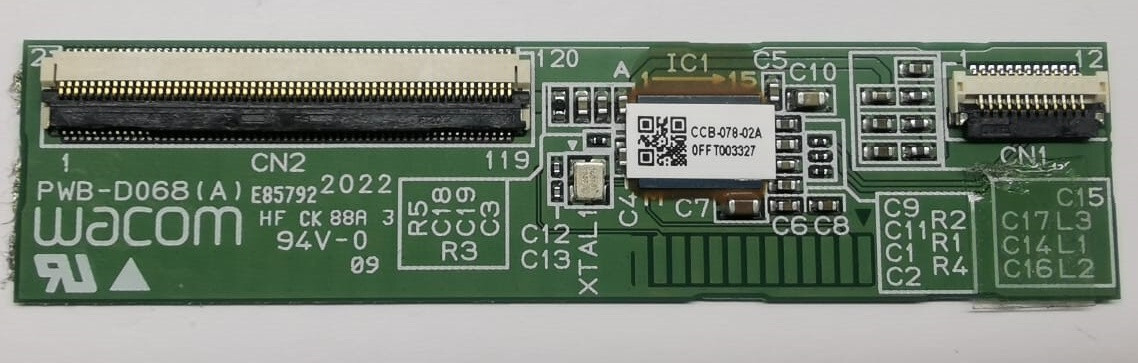 Orig. Wacom PWB-D068 digitizer touch controller PCB ThinkPad X1 Tablet ...