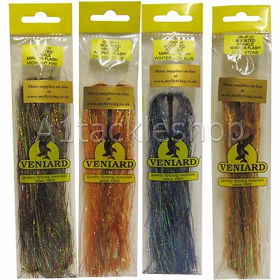 Veniard Boosted Krinkle Mirror Flash Fly Tying and Craft Material | eBay