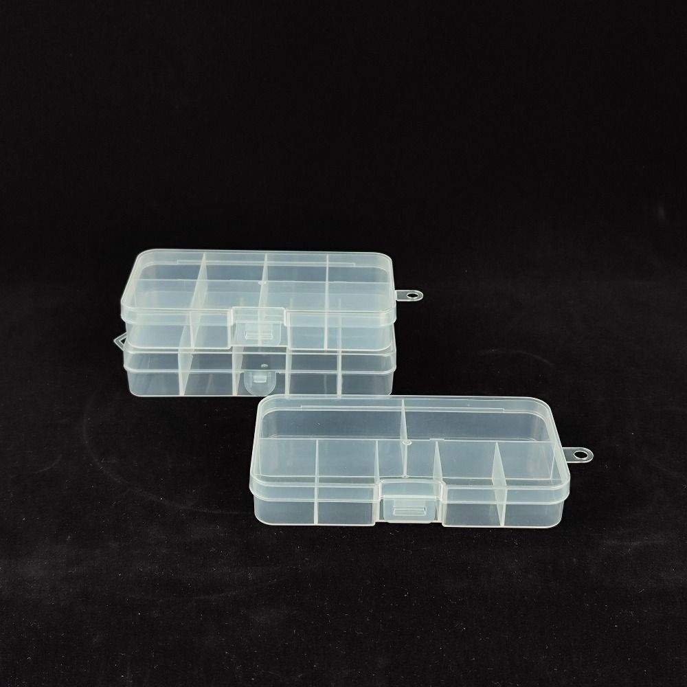 Square Transparent Storage Box Transparent Small Items Case Packing ...