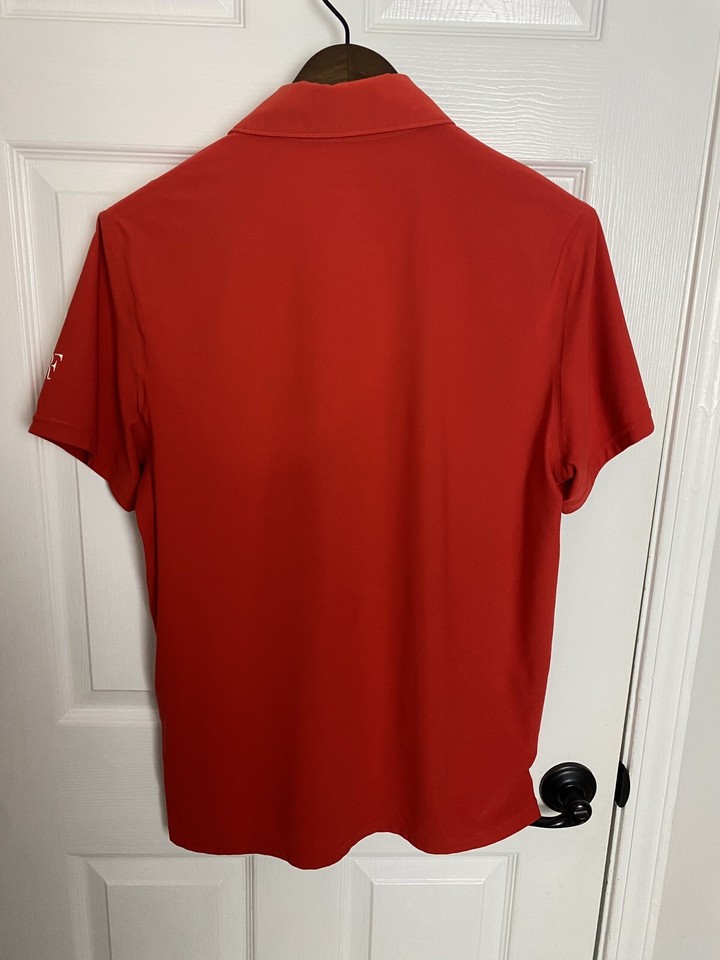 Nike Roger Federer RF 2010 ATP Shanghai Tennis Polo Shirt Large Rafa ...