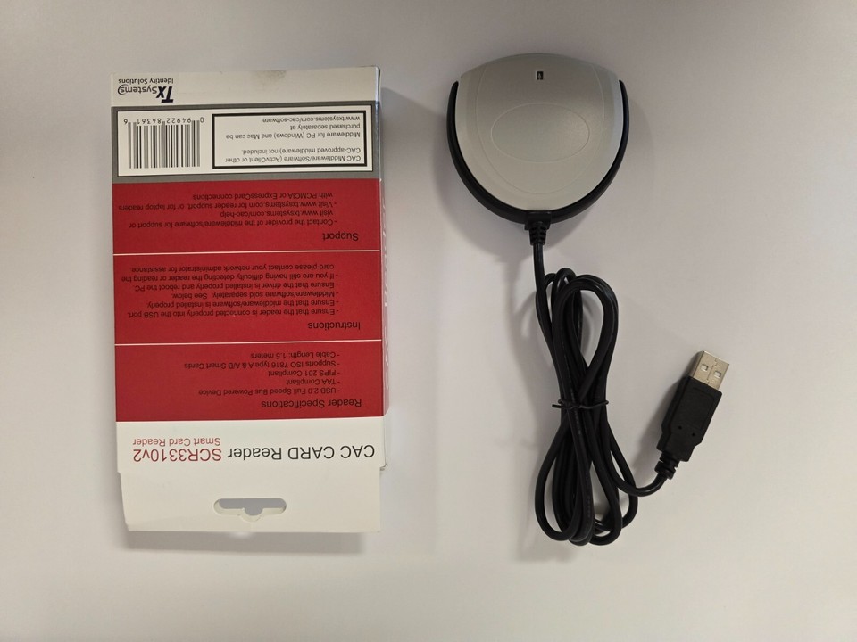 Identiv SCR3310v2.0 USB Smart Card Reader-New | eBay