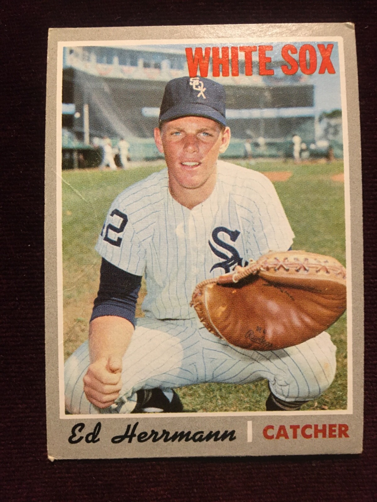 1970 Topps #368 White Sox Ed Herrmann Baseball Card b | eBay