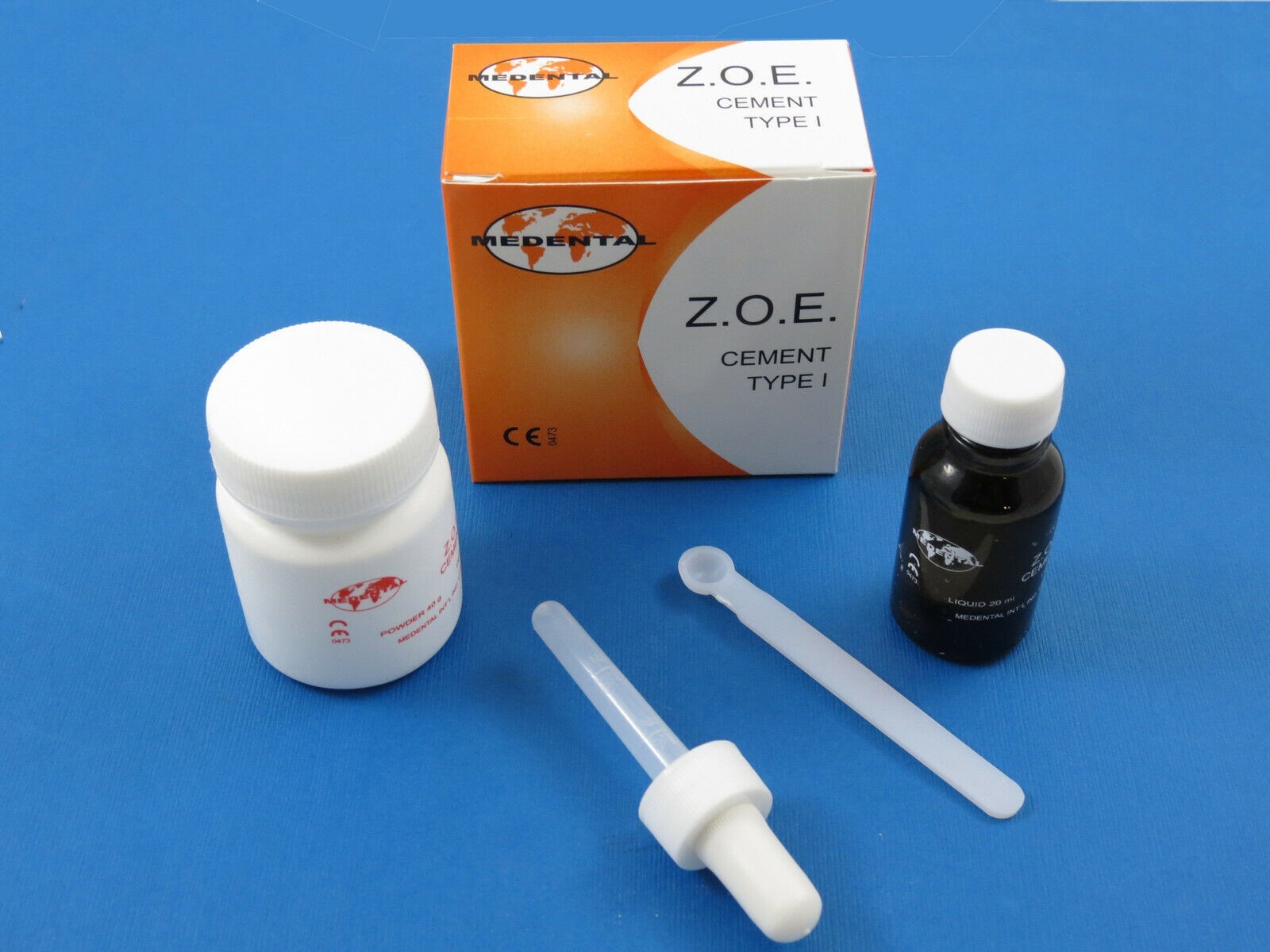 Z.O.E Cement Type I Zinc Oxide + Eugenol Powder 40g And Liquid 20ml ...