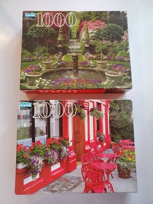 2 Golden Guild 1000 Pc. Jigsaw Puzzles 27 1/2”x21 1/2” Sealed | eBay