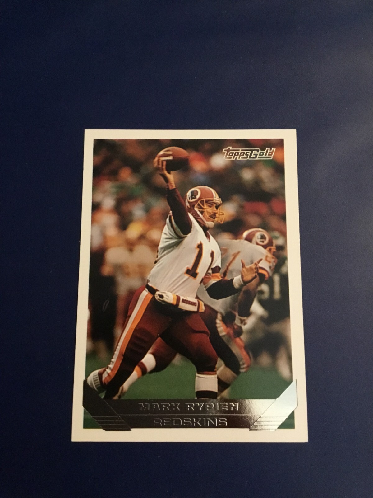 1993 Topps Gold # 335 MARK RYPIEN Washington Redskins Nice ! | eBay