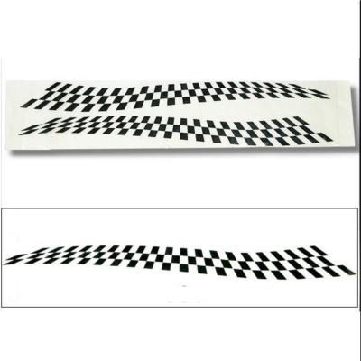 CAR BODY DECORATION DESIGN DECAL STICKER RACING SPEED DECAL BLACK | eBay