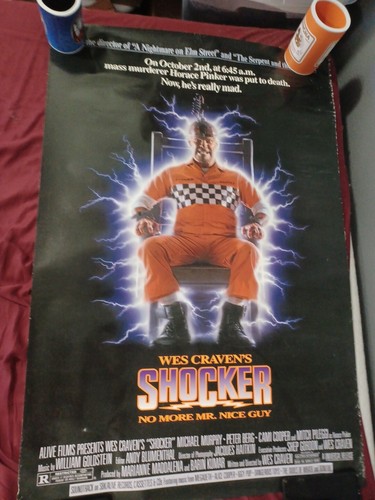 SHOCKER Wes Craven 1989 Poster | eBay
