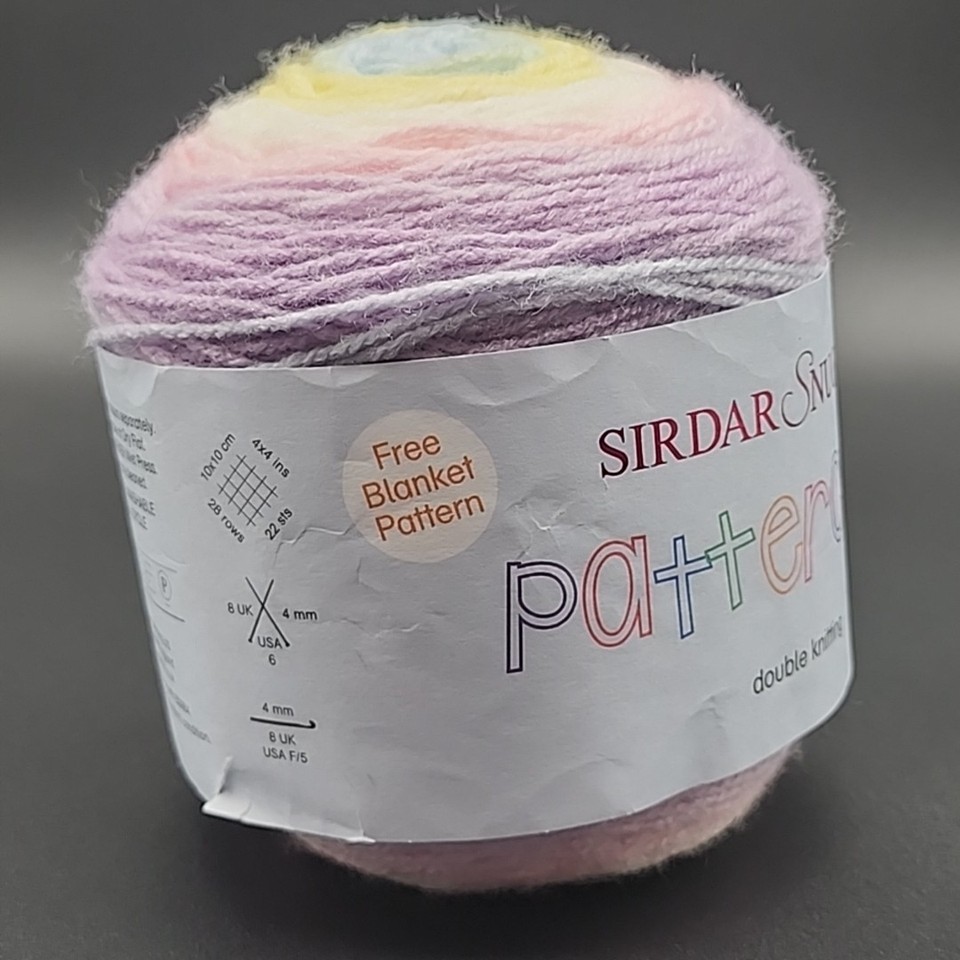 150g Sirdar Snuggly PATTERCAKE dk Gradient Knitting Yarn #754 Lot 1712 ...