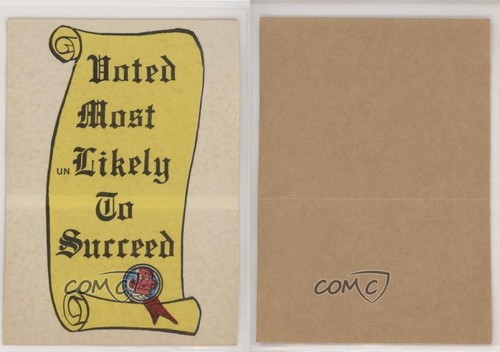 1965 Topps Silly Stickers Voted Most… #20 0f4i | eBay