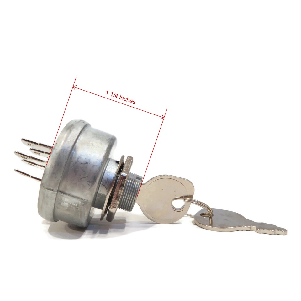Ignition Switch with Keys for Hustler Lawn Mower 52", 60", 72" Yard ...