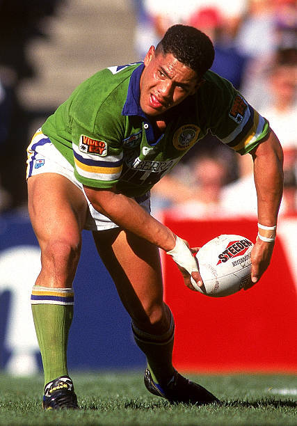 Ruben Wiki Of The Canberra Raiders 1993 Rugby League Old Photo | eBay ...