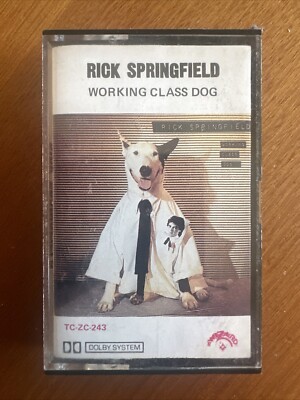 RICK SPRINGFIELD: WORKING CLASS DOG CASSETTE TAPE 1981 OZ SELLER | eBay ...