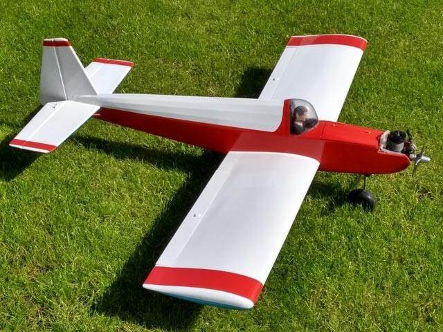 Bar Flea Aerobatic 40" RC Radio Control Model Airplane Printed Plans ...