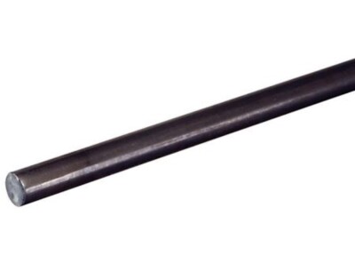 Hillman SteelWorks 11604 1/2" x 48" Smooth Metal Rod Plain Steel ...