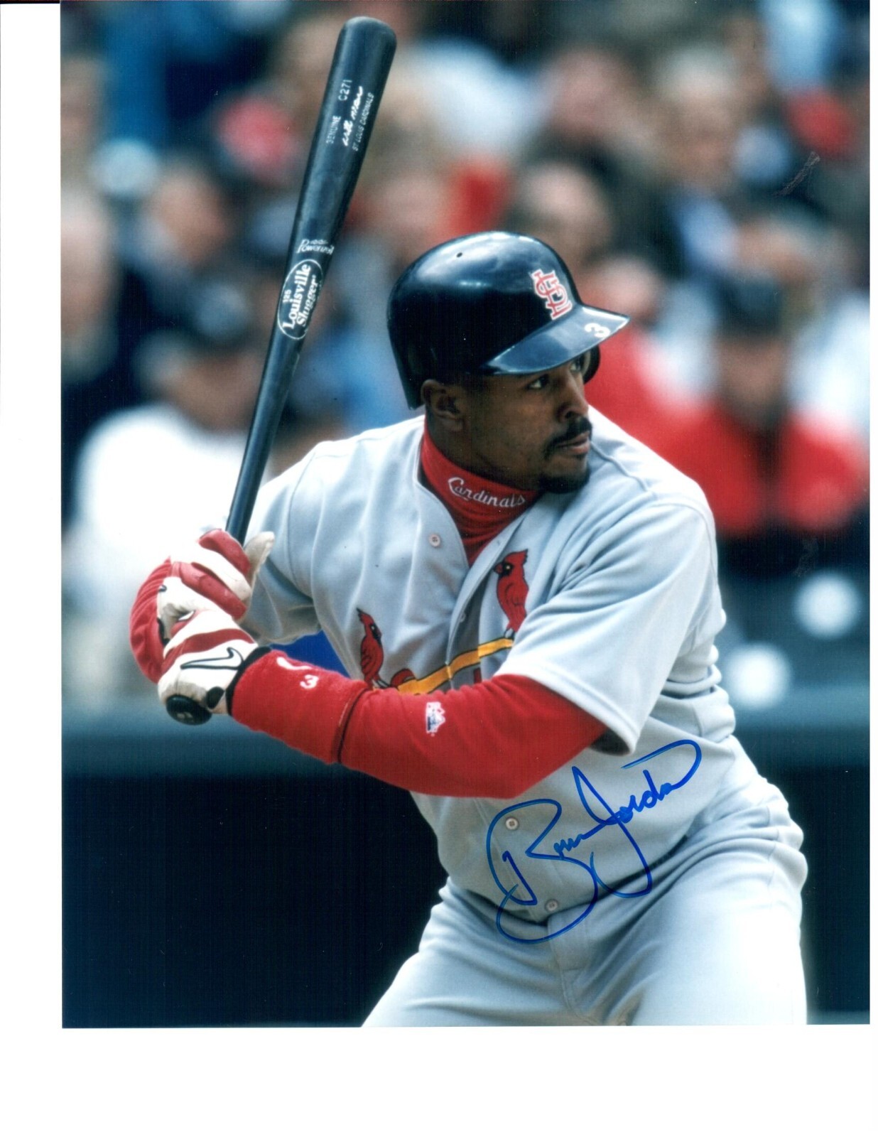 Brian Jordan Autographed Photograph with COA | eBay