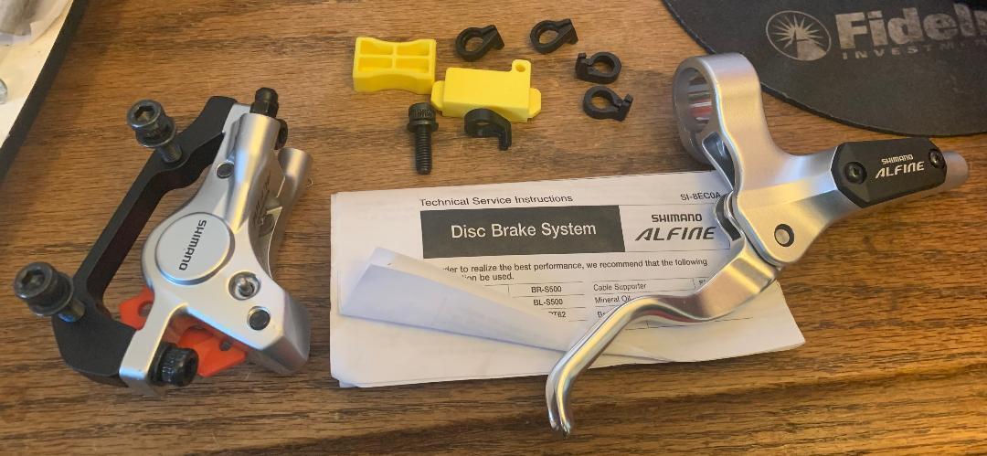 NOS Shimano Alfine Mountain Bike Disc Brake Setup BL-S502 #2 | eBay