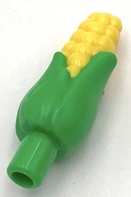 Lego New Bright Green Corn Cob w/ Husk and Molded Yellow Kernels Part ...