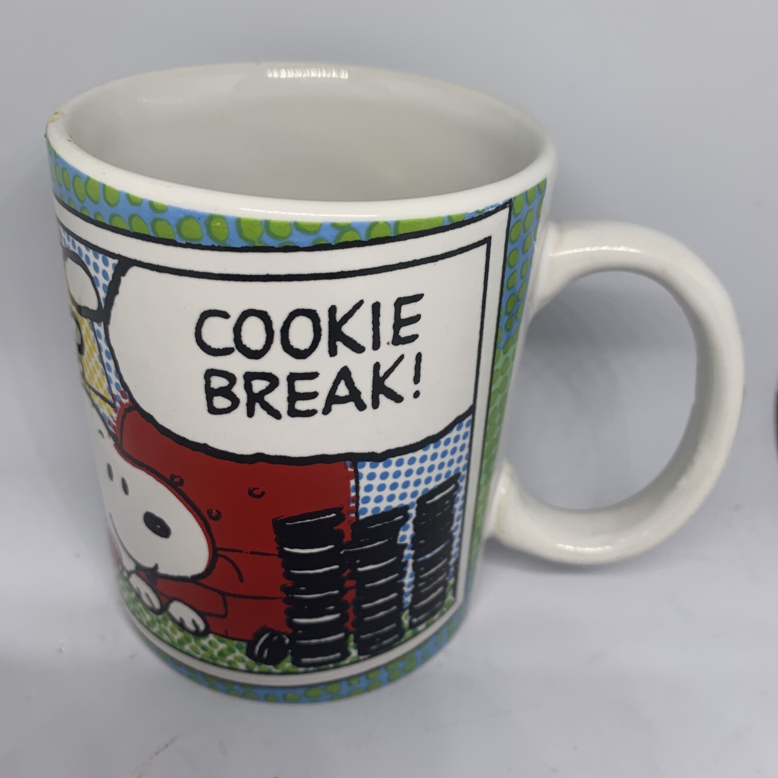 Peanuts Snoopy Cookie Break Coffee Mug 2011 Peanuts Worldwide | eBay