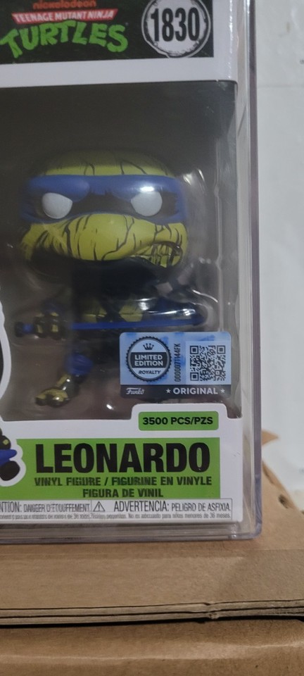 Funko POP! TMNT Leonardo(Deco) #1830 le 3500 W/Protector | eBay