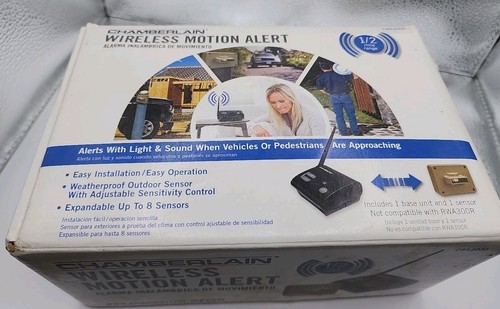 Chamberlain CWA2000 Wireless Motion Alert System (TESTED) Unit 1/2 mile ...