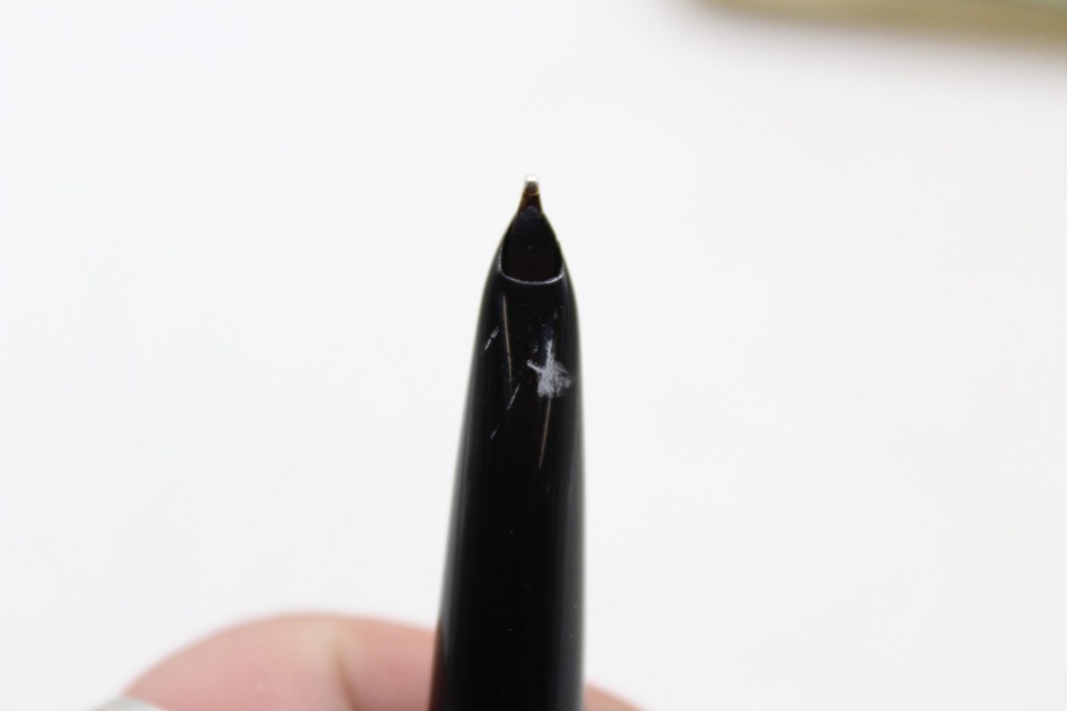 F Parker 61 Nib Fountain Pen & Ball Point Pen Set in Rolled Gold, Cased ...