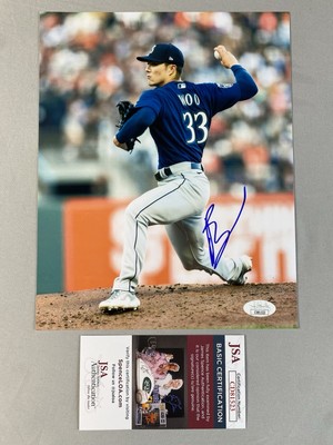 SEATTLE MARINERS- BRYAN WOO AUTOGRAPH 8x10 ACTION PHOTO JSA CD81523 | eBay