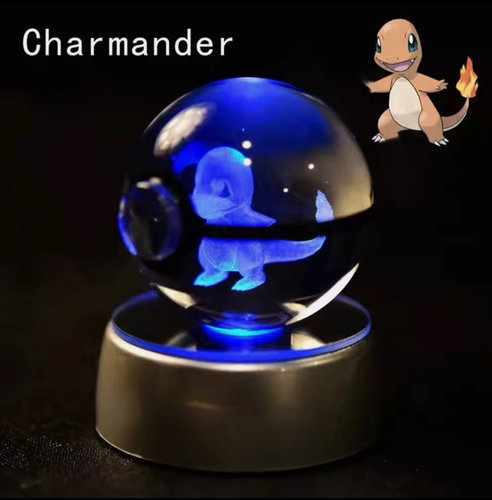 Pokémon Mulit-color LED Charmander Pokéball Night Light | eBay