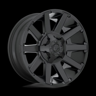 20 Inch Black Wheel Rim Ford F250 F350 Fuel Offroad Contra D437 20x10 ...