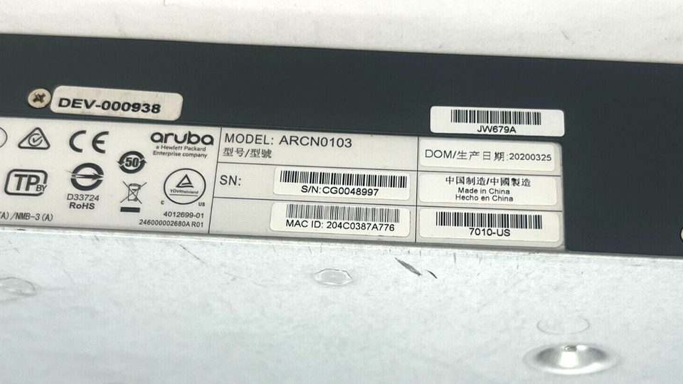 Aruba Networks 7010 16-Port Mobility Controller ARCN0103 | eBay