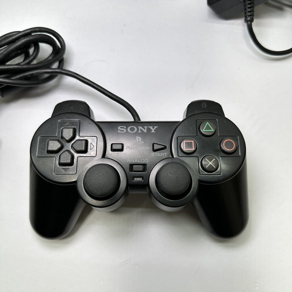 Sony PlayStation 2 Slim PS2 Console, Controller, Cables Bundle Tested ...