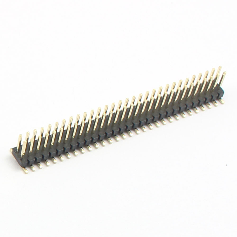 5Pcs Gold Plated Pitch 1.27mm Male 2x30 60 Pin Double Row SMT Pin ...