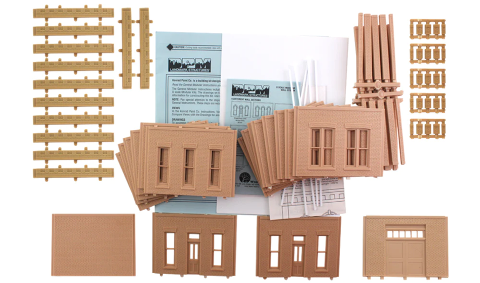 Woodland Scenics DPM 95200 O Scale Konrad Paint Co. [Building Structure ...