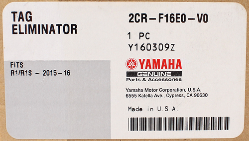 Yamaha Tag Eliminator Part Number - 2CR-F16E0-V0-00 | eBay