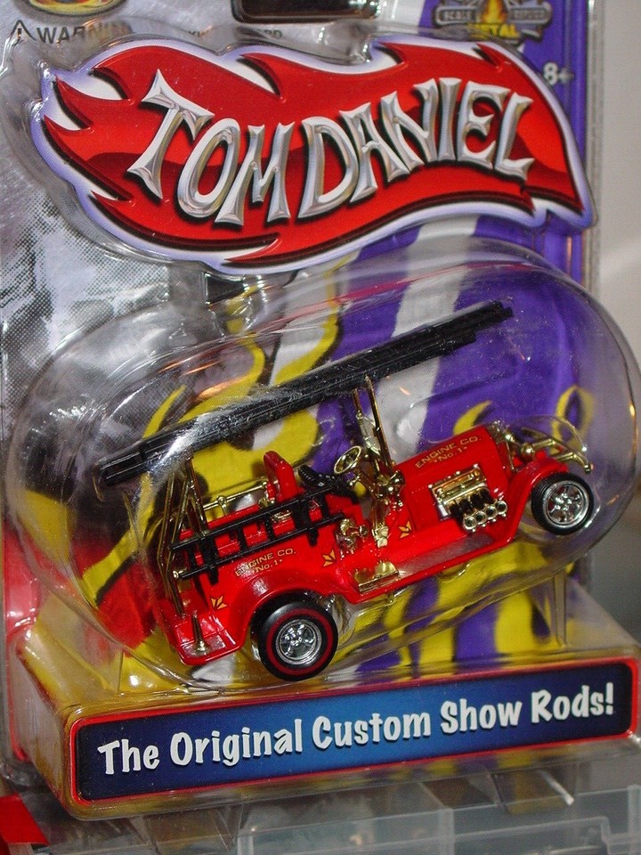 TOY ZONE TOM DANIEL FIRE IRON TRUCK HOT ROD COLLECTIBLE MUSCLE 1:43 ...
