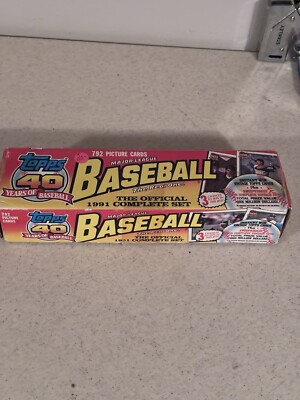 1991 Topps MLB Baseball Complete Set | eBay