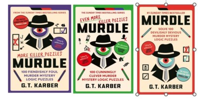NEW Murdle Series 3 Books Set by KARBER G.T Vol I, II, III Paperback ...
