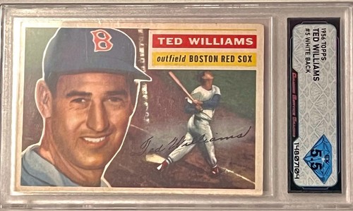 1956 topps Ted Williams DSG 5.5 -Scan me! | eBay