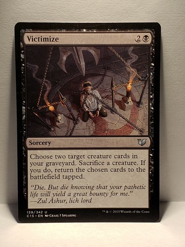 MTG Victimize, Commander 2015, Uncommon LP English | eBay