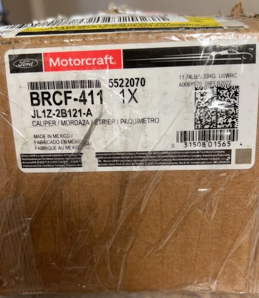 Disc Brake Caliper-Unloaded Caliper Motorcraft BRCF-411 for sale online ...