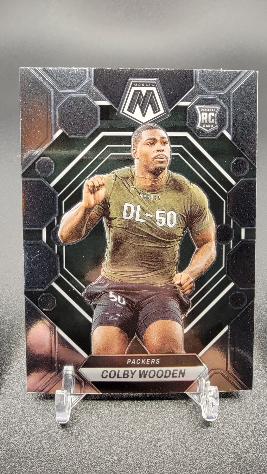 2023 Panini Mosaic Football - Colby Wooden Rookie Card - Packers | eBay