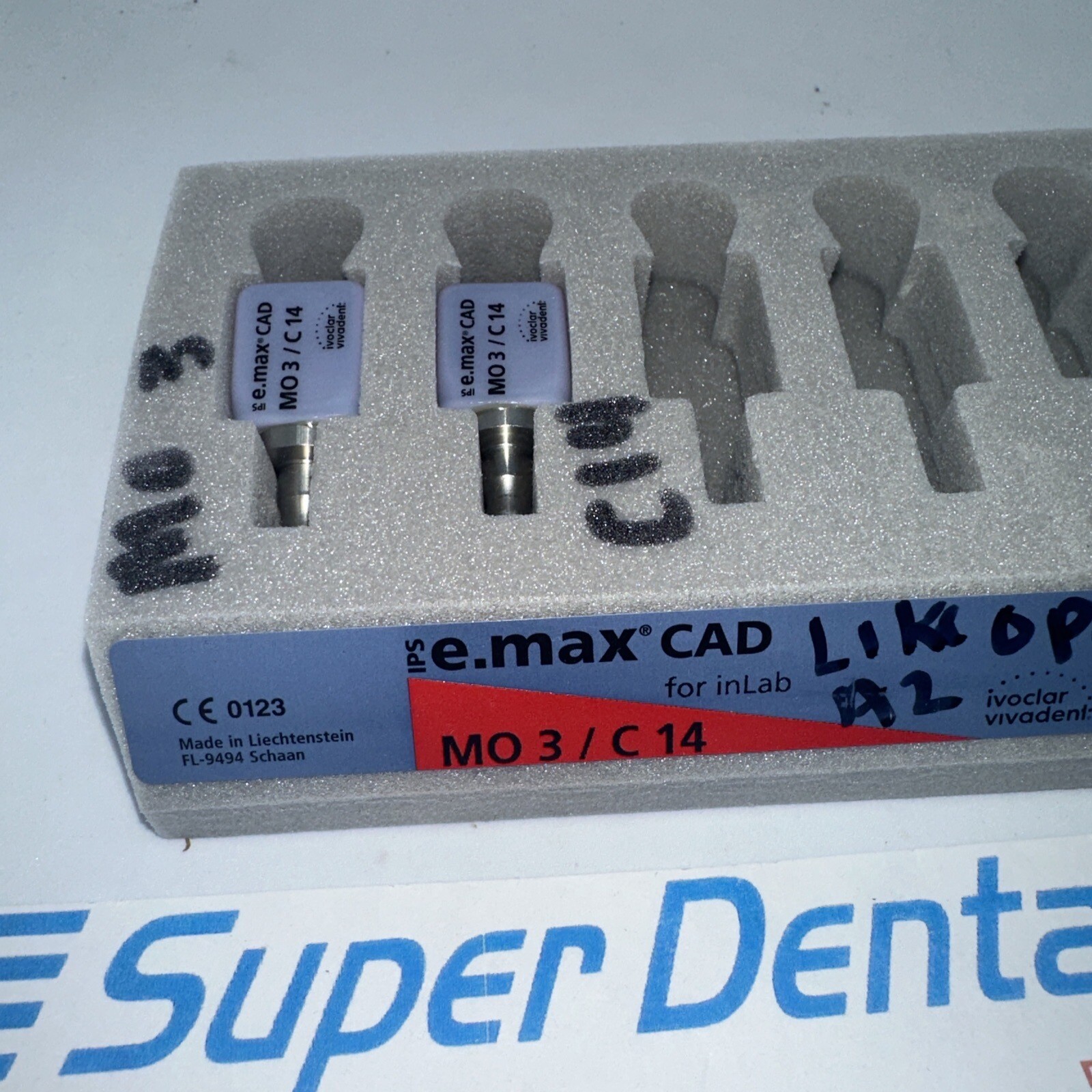 Cerec EMAX MO 3 / C14. Ivoclar. Two total blocks SUPERDENTALUSA | eBay